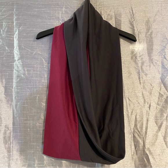 Accessories | Heavy Doubled Fabric Infinity Scarf Raspberrycharcoal No ...